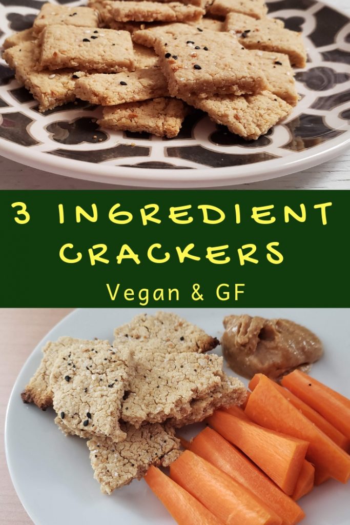 3 Ingredient Crackers- Vegan & GF - BeeKay Nutrition