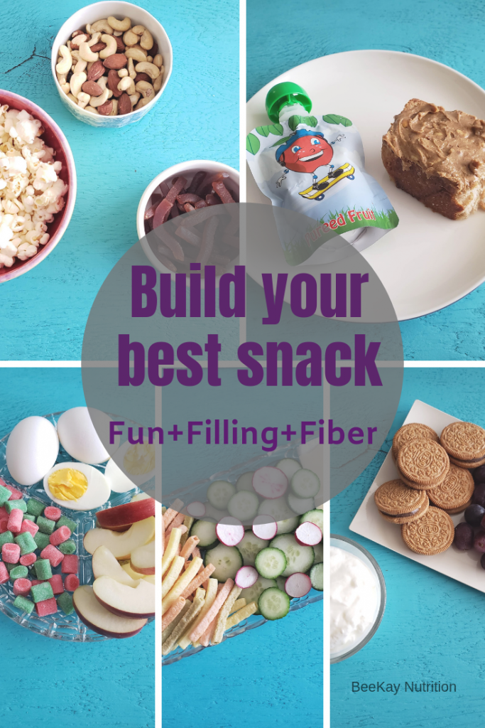 Build your best snack: Fun+Filling+Fiber - BeeKay Nutrition
